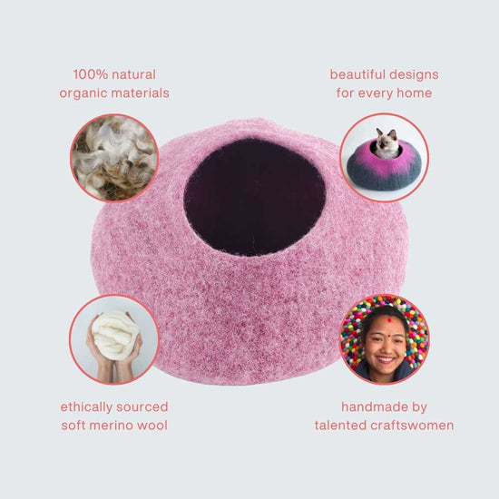 Rose Pink Cat Cave – Cat Cave Co