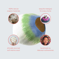 White, Lime & Blue Cat Cave – Cat Cave Co