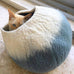 Sky Blue & White Cat Cave – Cat Cave Co
