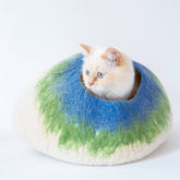 Blue & Turquoise Cat Cave – Cat Cave Co