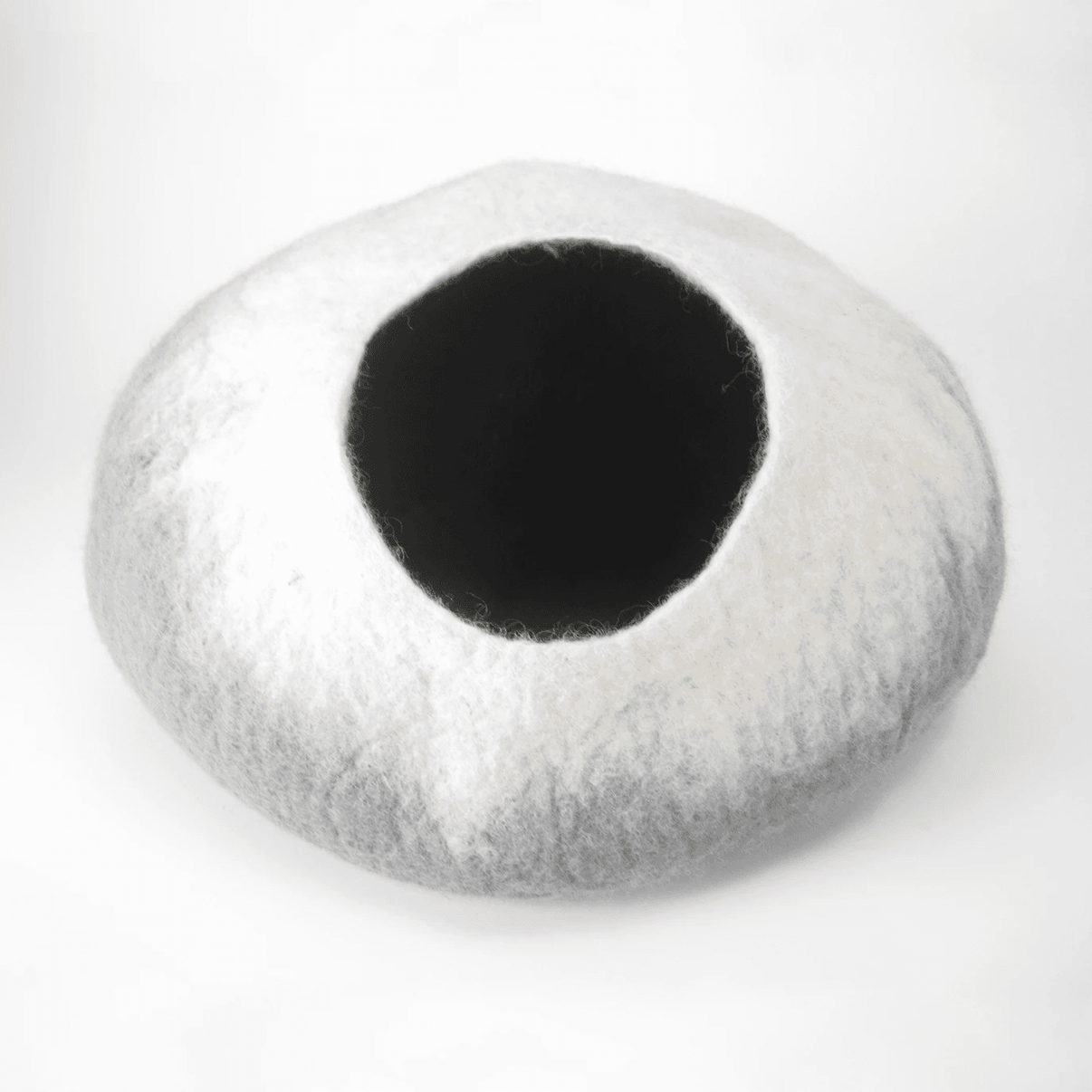 Grey & White Cat Cave | Pet Bed – Cat Cave Co